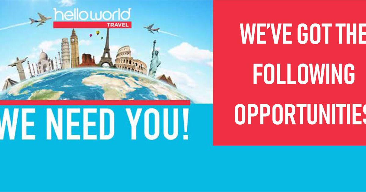 Vacancies | helloworld Travel NZ